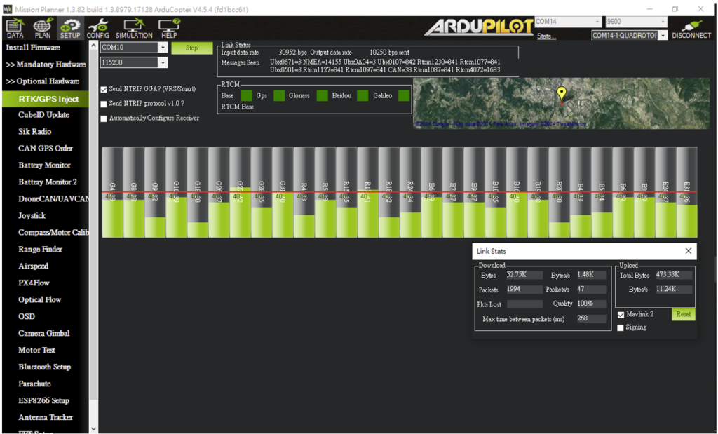 How to Connect Your RTK Base to Ardupilot Mission Planner - GPSWebShop ...